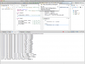 Building and debugging Atmel AVR (Arduino-based) project using Eclipse ...